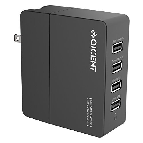 QICENT WA-4U-US-BK 30W Travel Usb Charger Wall 4 Port | Shopee Philippines