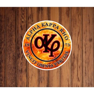 Alpha Kappa Rho Logo Vinyl Sticker Akrho Skeptron Logo Sticker ...