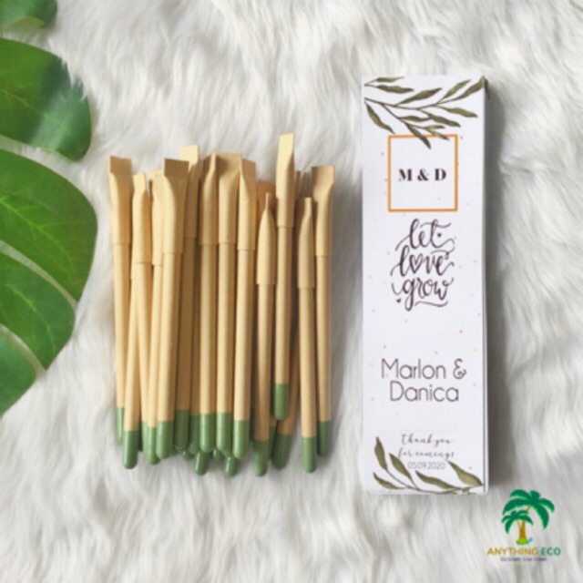 Personalized Plantable Ballpen (Plantable Paper / Seed Pen) | Shopee ...