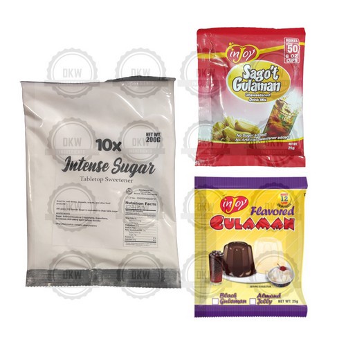 Injoy Unsweetened Sagot Gulaman Palamig 25g / Injoy 10x Intense Sugar ...