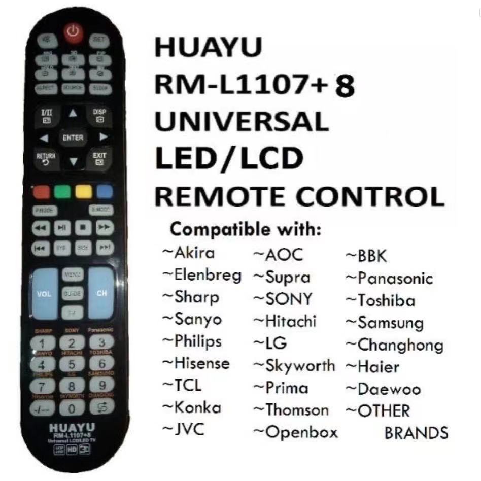 pinsan CHUNGLAP Universal RM-L1107 LCD LED TV Remote Control | Shopee Philippines