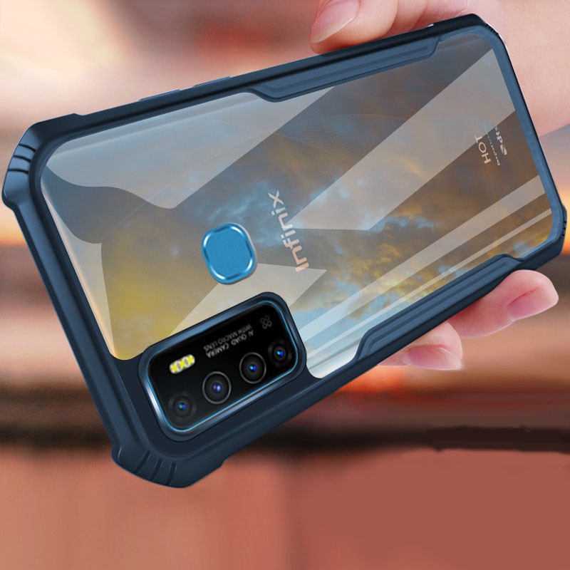  Ready Stock Clear Shockproof Acrylic Case Infinix Hot 9 Play 10 Note
