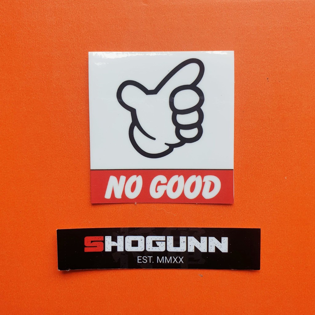 JDM NO Good Racing Laminated Vinyl Sticker | Shopee Philippines