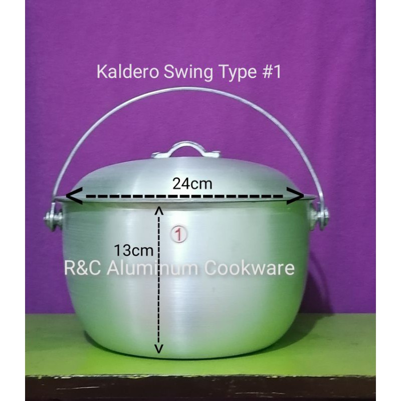 Kaldero #1 Swing Type (24cm Diameter, 13cm Height) | Shopee Philippines