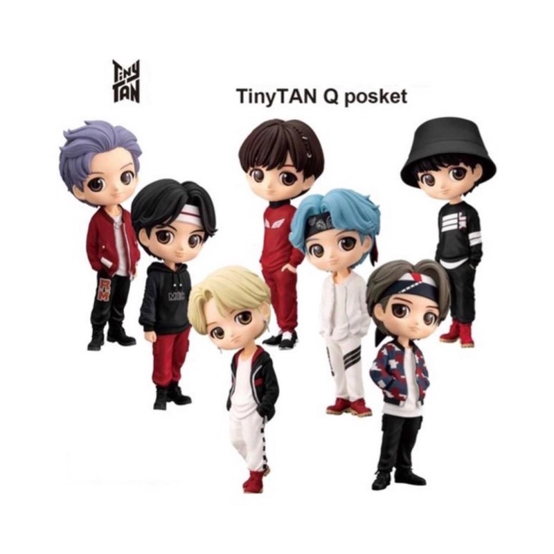Qposket KPOP BTS Tinytan Jungkook V Jimin K.O Collectible Figure ...