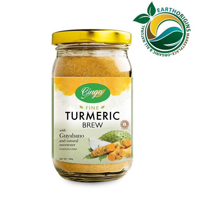 Ginga Turmeric Brew Fine with Guyabano with natural sweetener (160g ...