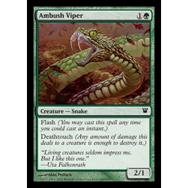 MTG : Ambush Viper - ISD - Green Snake | Shopee Philippines