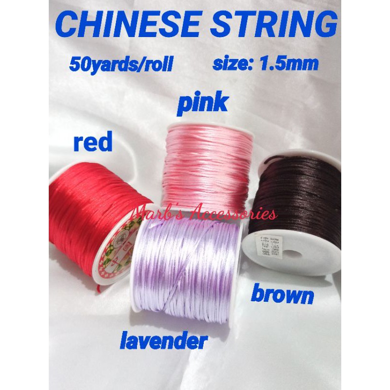 CHINESE STRING 50YARDS | Shopee Philippines