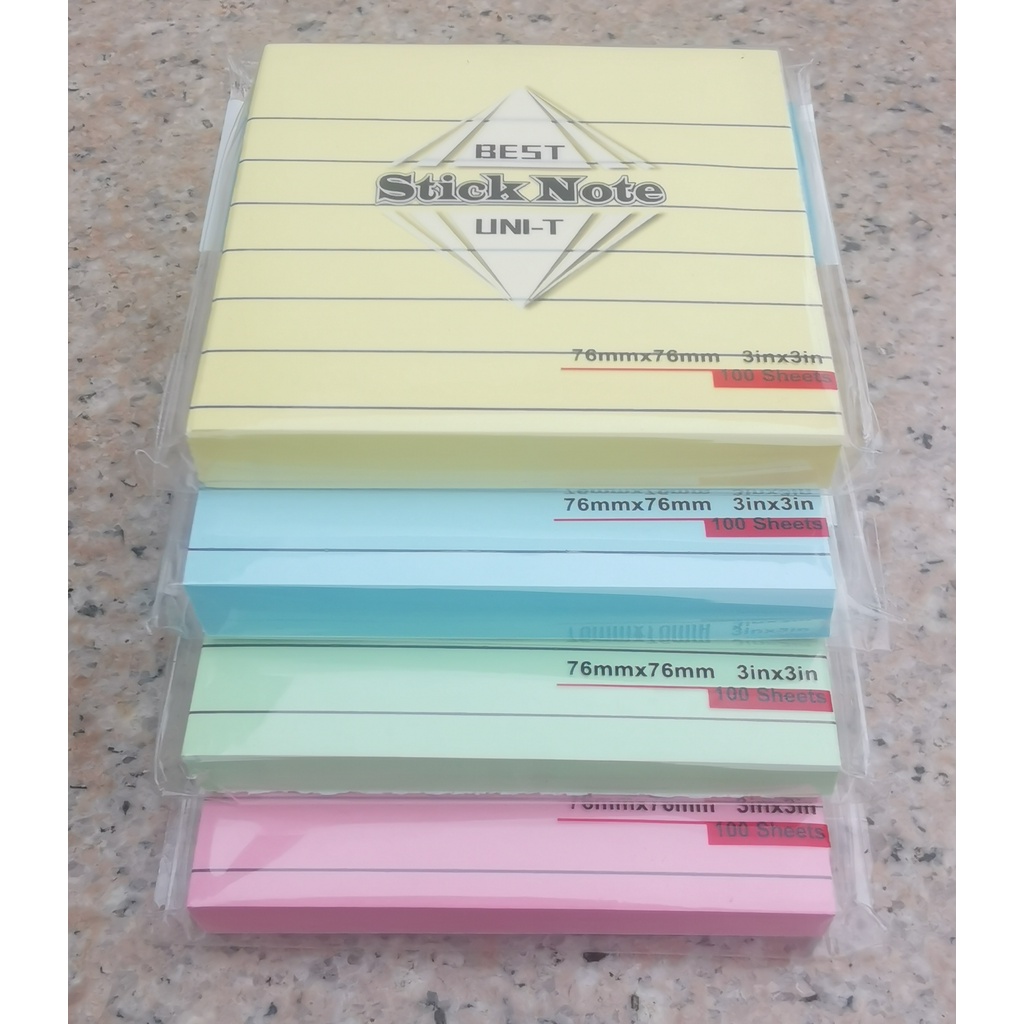 [Pinoy] Stick Note [100pcs] presyo ₱22
