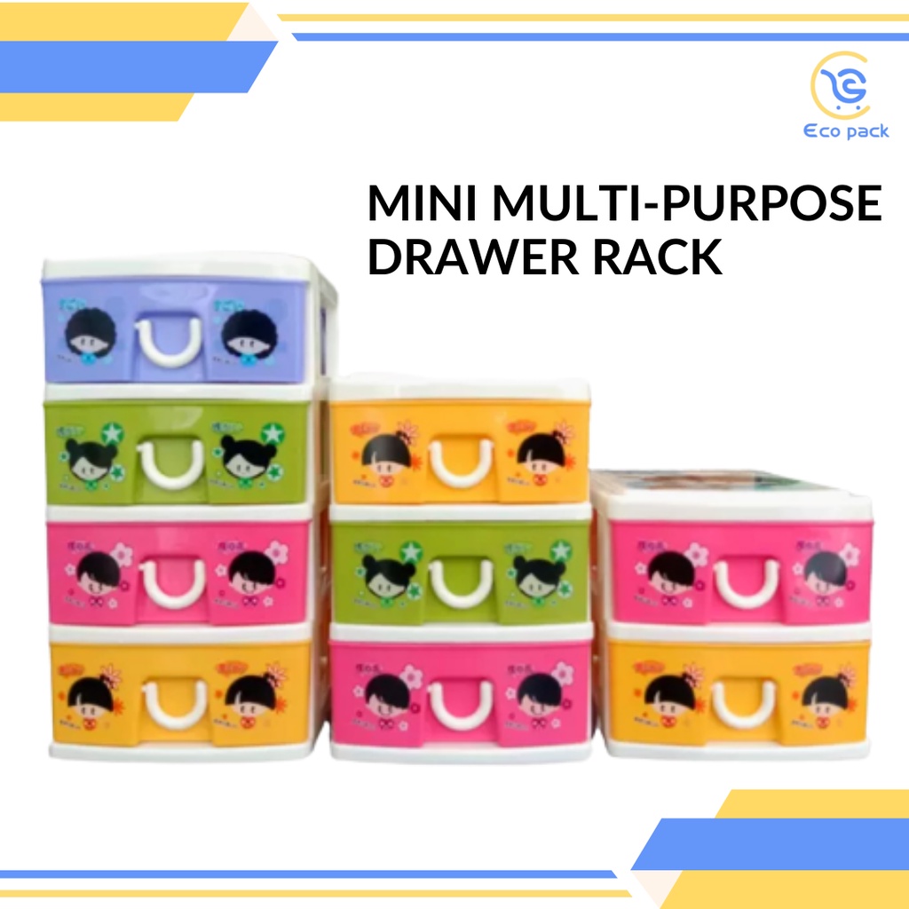 Multi- Purpose Mini Drawer Storage Cabinet . | Shopee Philippines
