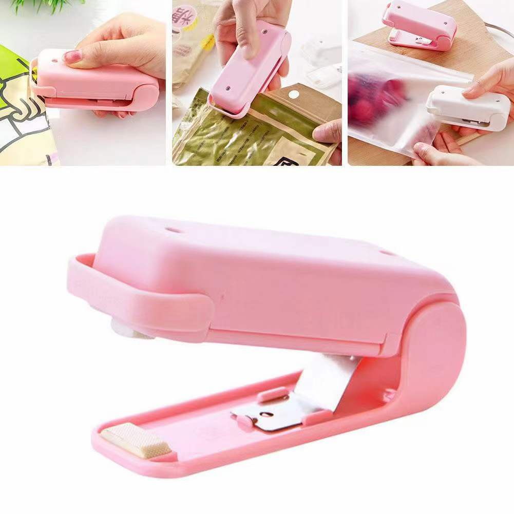 Portable Mini Sealer / Home Heat Bag Plastic Food Snacks Bag Sealing ...