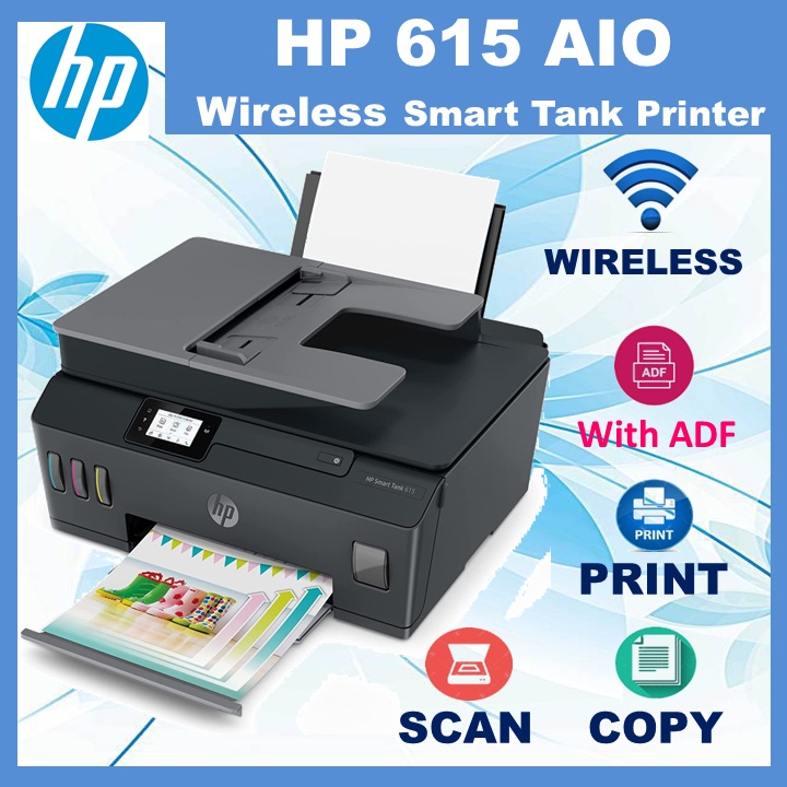 HP 615 Wifi Print-Scan-Copy, FAX, with ADF Printer na Pwede sa Long ...