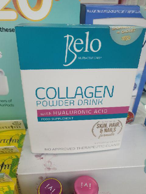 Belo Nutraceuticals Collagen Powder Drink, Box of 14 sachets | Shopee ...