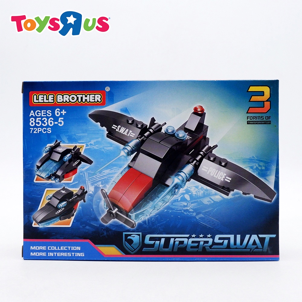 Lele Brothers Blocks 72 pcs Swat Plane | Shopee Philippines