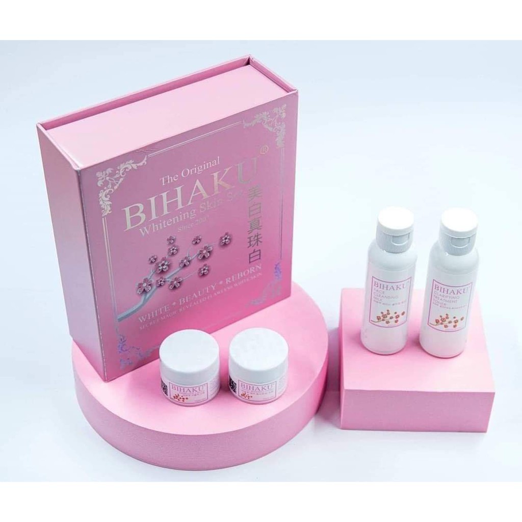 The Original BIHAKU Whitening Set (White - Beauty - Reborn) presyo ₱999