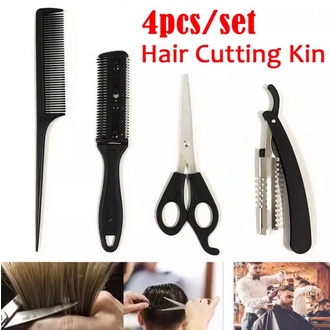 4in1 haircut set Barbers Hair Cutting Set Gunting Panggupit Set w ...