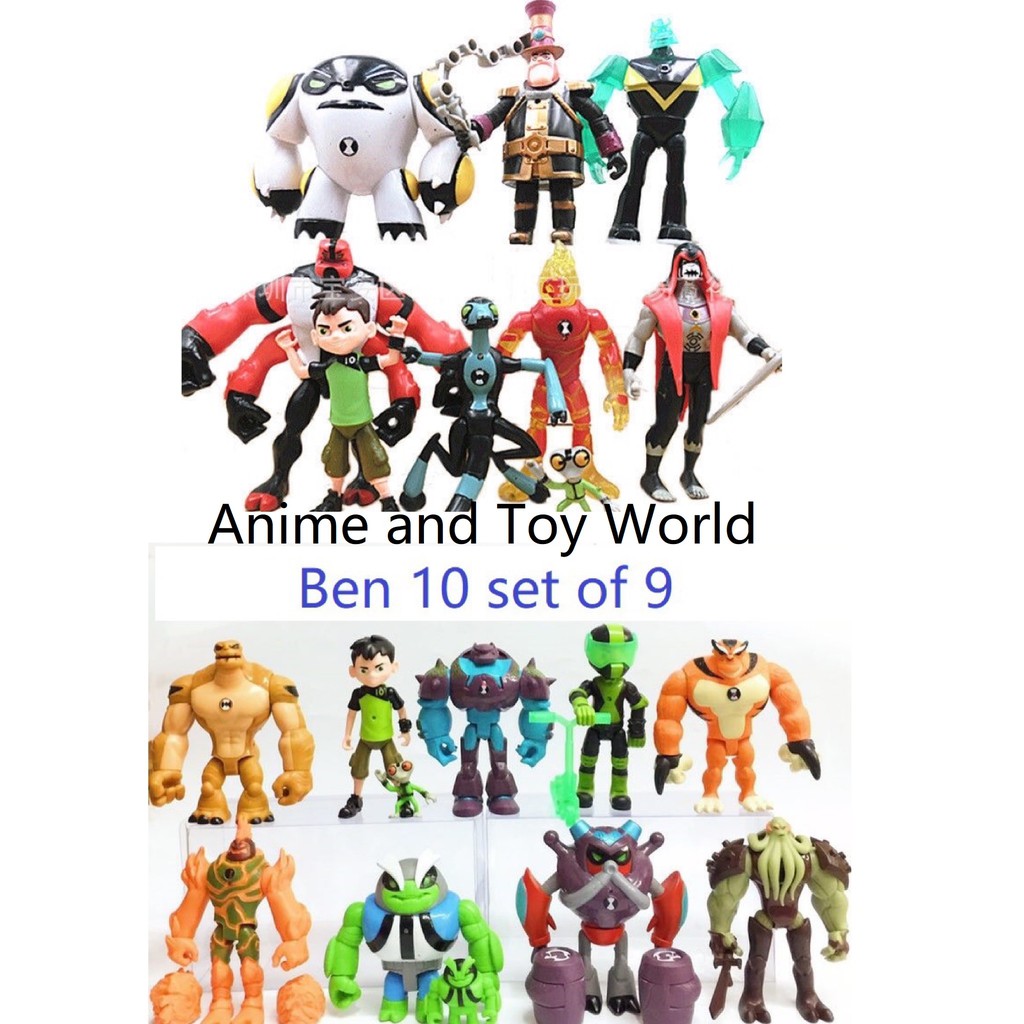 Ben 10 Set Of 8/9 Collectible Action Figure | Shopee Philippines