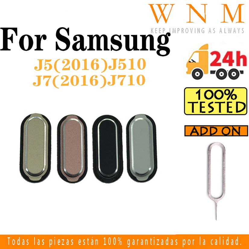 New Home button mobile return key For Samsung Galaxy J5 J7 2016 J510 ...