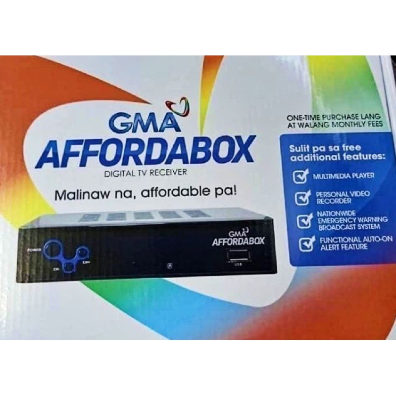 GMA AFFORDABOX TV BOX WITH HDMI PORT | Shopee Philippines