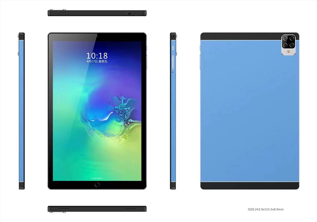 Dual Sim 11 Inches 8GB + 128GB Android Learning Tablet For Students ...