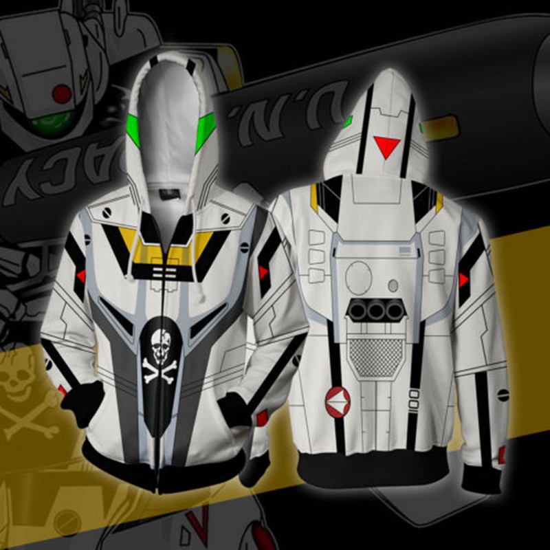 3D Robotech Anime Costume Fashion Cosplay Hoody Casual Jackets | Shopee ...