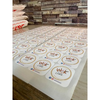 Customized Sticker Labels Print and Cut only (Round/Square/Customized ...