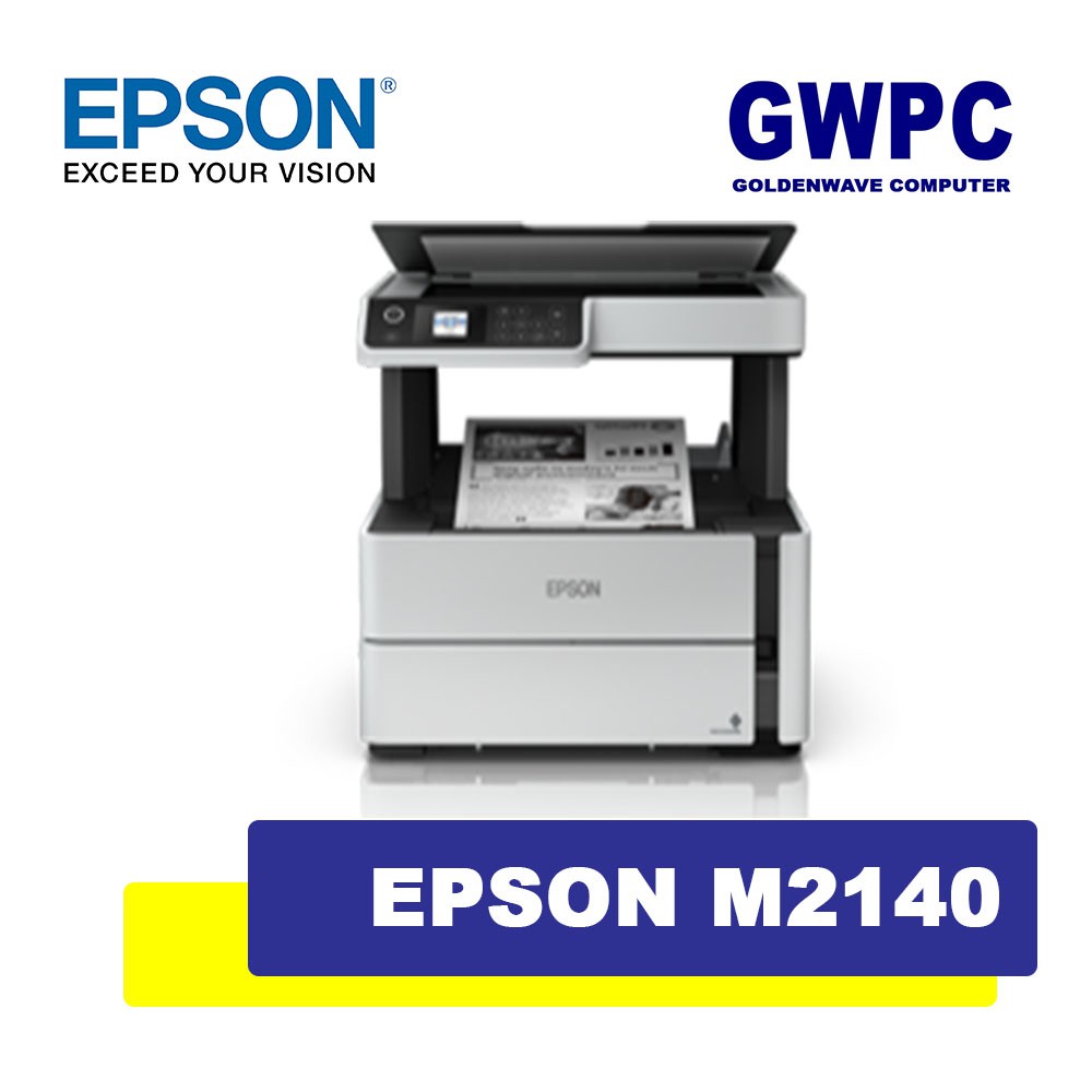 Epson M2140 EcoTank Monochrome All-in-One Ink Tank Printer | Shopee ...