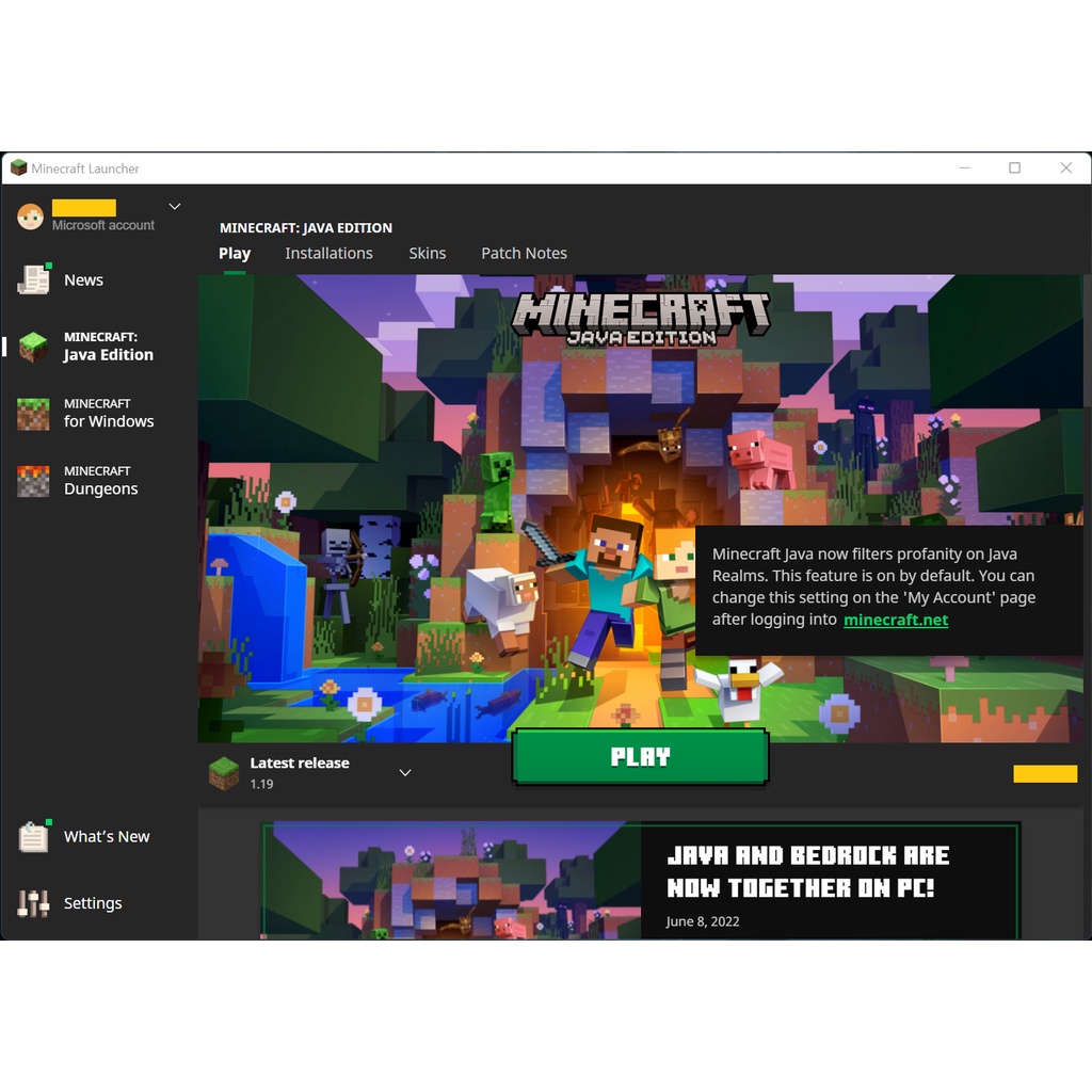 Minecraft Java & Bedrock Edition Bundle Account / Code for PC / Mac ...