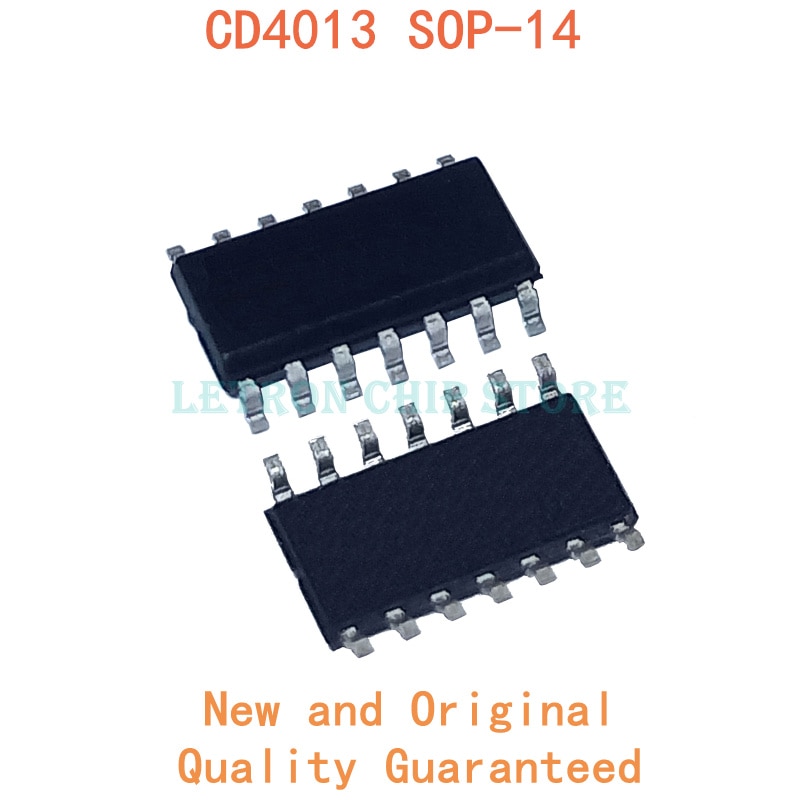 10PCS CD4013 SOP14 CD4013BM SOP-14 CD4013BM96 HEF4013BT SOIC14 HEF4013 SOIC-14 4013 SMD SOP novo ...
