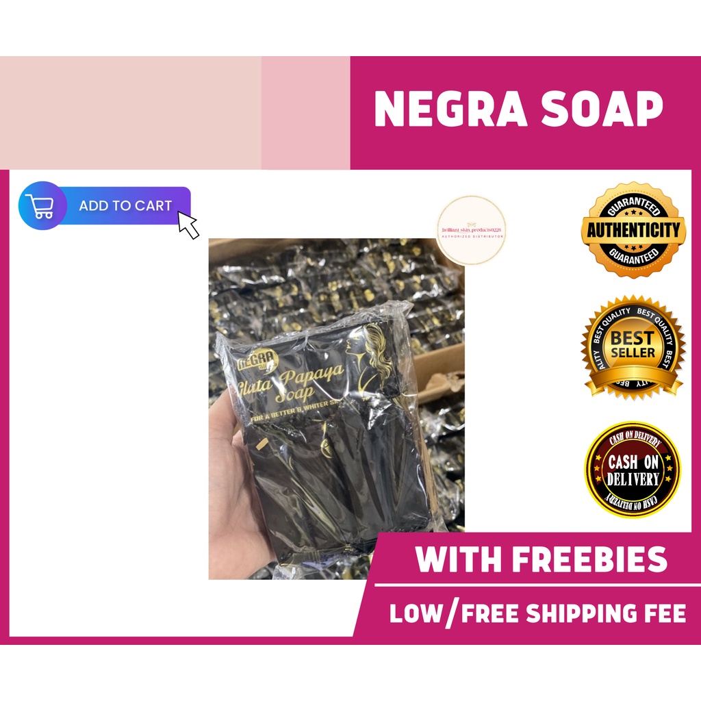 Authentic Negra Ultima Papaya Soap 6pcs/Pack | Shopee Philippines