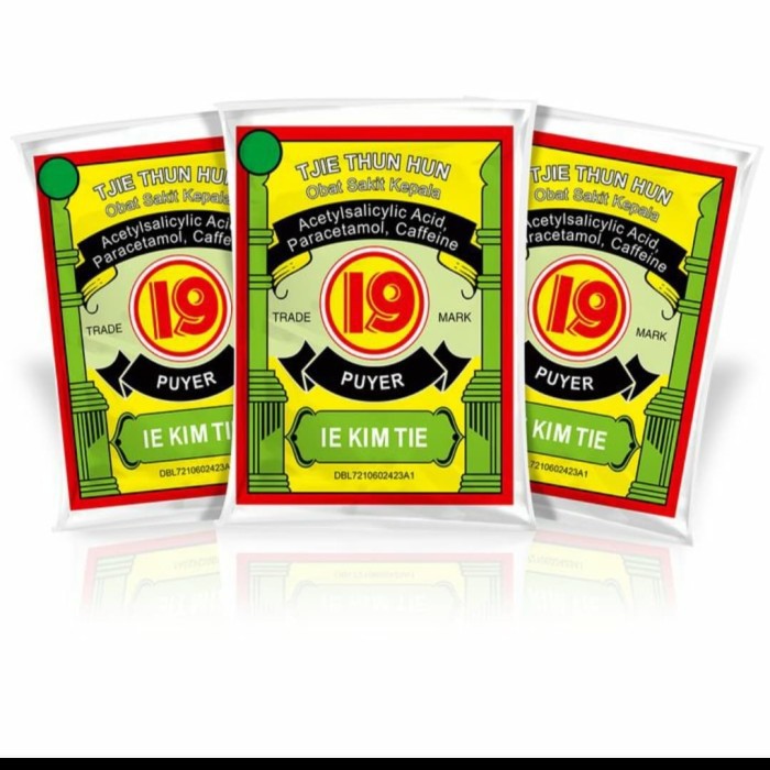 100 Sachet Headache Powder Paracetamol Medicine for Personal Care ...