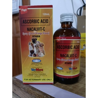 PAPI Nacalvit-C ASCORBIC ACID for Pets (120ml) | Shopee Philippines
