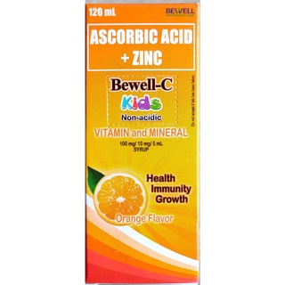 Bewell C Kids Vitamin C Plus Zinc for Kids Ascorbic Acid Plus Zinc ...