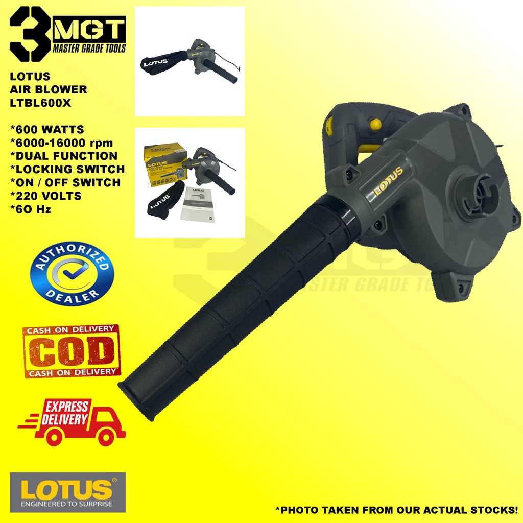 ORIGINAL LOTUS BLOWER / VACUUM CLEANER LPB600 HEAVYDUTY BLOWER LOWEST ...