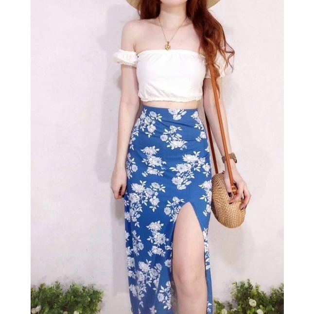 SUMMER TERNO WITH SLIT (FREESIZE) | Shopee Philippines