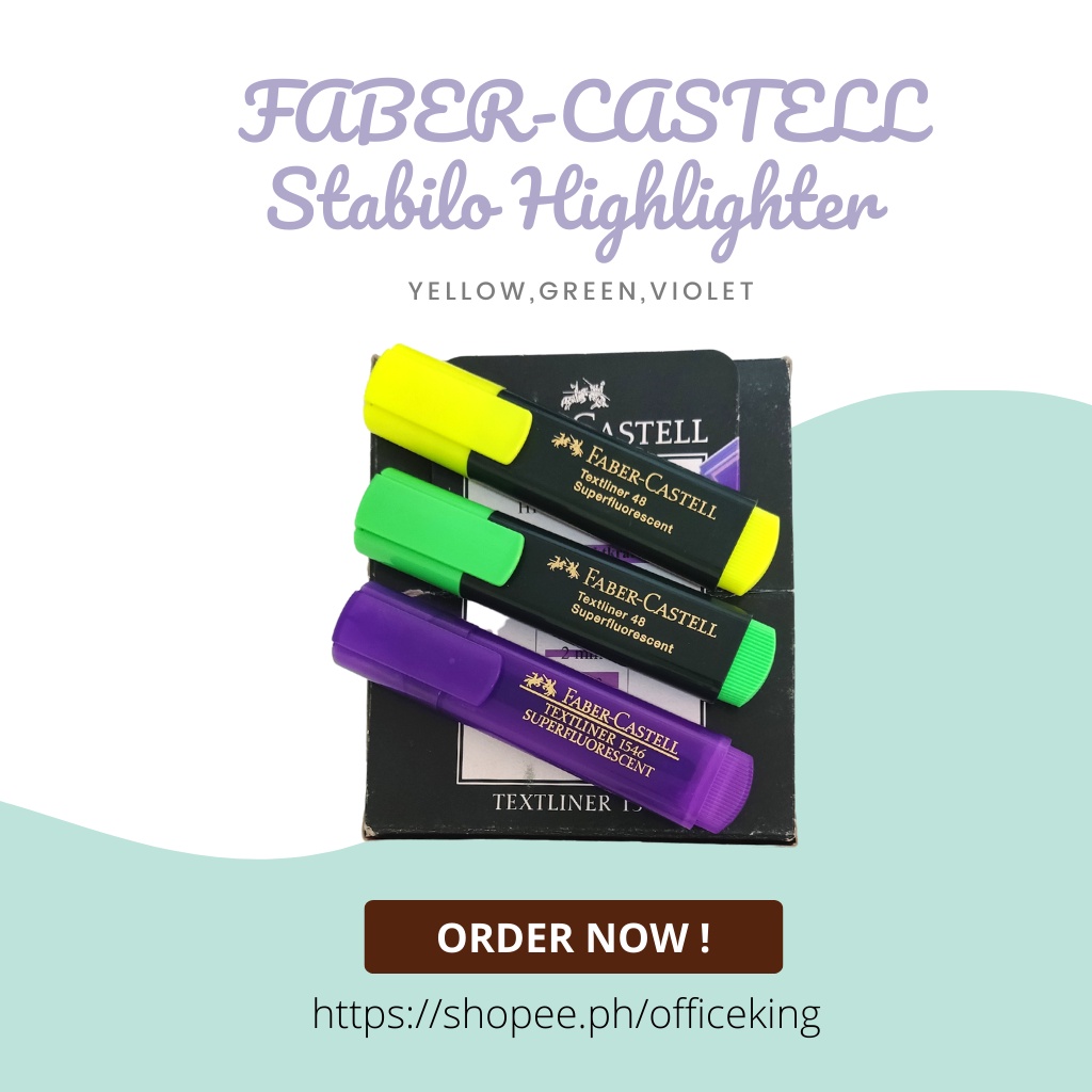 FABER-CASTELL Highlighter Textliner 48 and Textliner 1546 ...