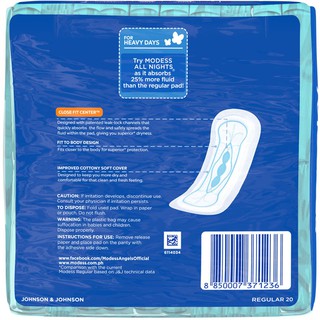 Modess Cottony Soft Non-Wing Sanitary Napkins 20s | Shopee Philippines