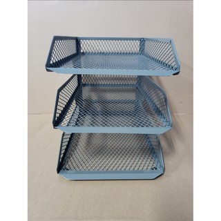 Metal Desk Tray 3 Layer Mesh type / Document Tray | Shopee Philippines