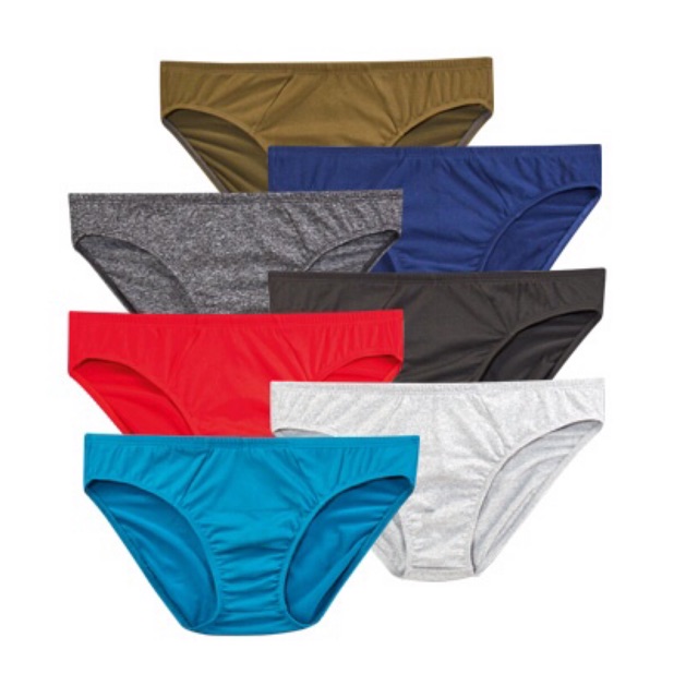 NATHANIEL CAPSICUM MEN'S BRIEF SET COTTON 7 in 1 Pack | NATASHA PACK ...