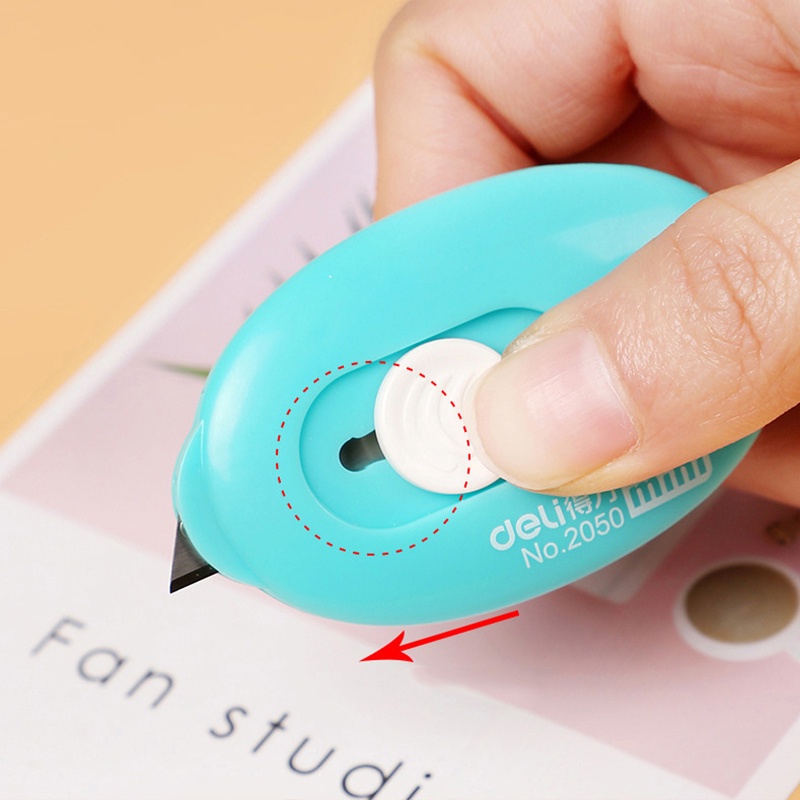 Deli Mini Utility Knife Cute Portable Small Art Knife Cutter Student ...