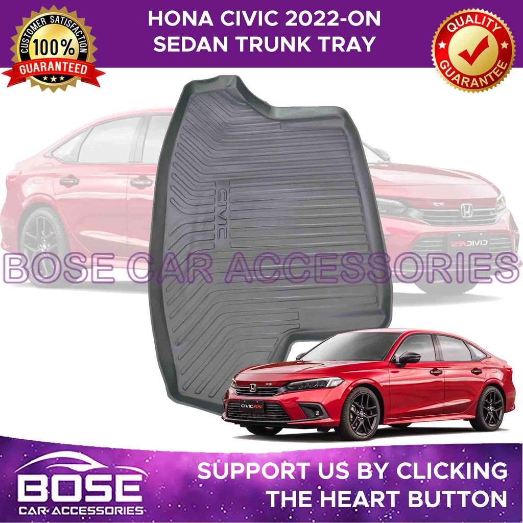 Honda Civic 2016 - 2021 / 2022 - ON Trunk Tray / Cargo Trunk Tray ...