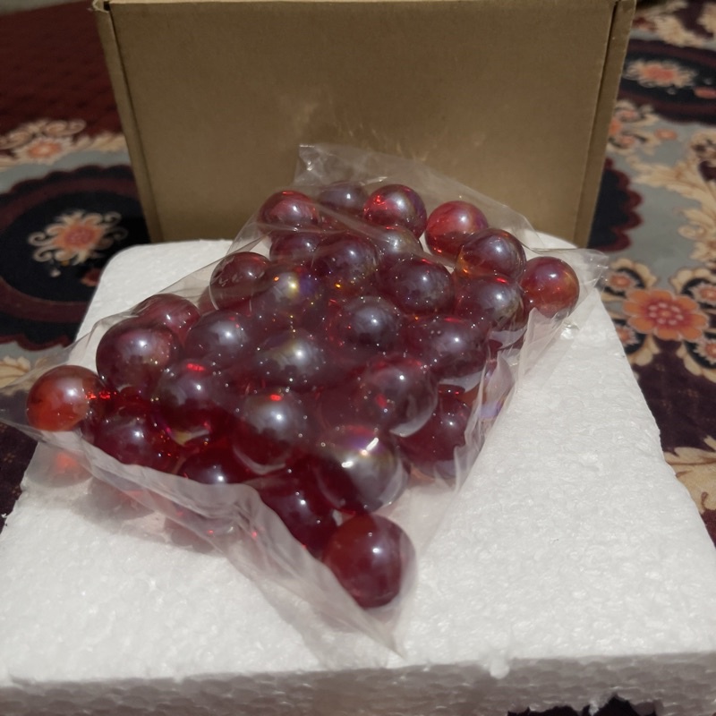 Marbles Combat b-Pace b-Leaf red loose pack 50 Grains | Shopee Philippines