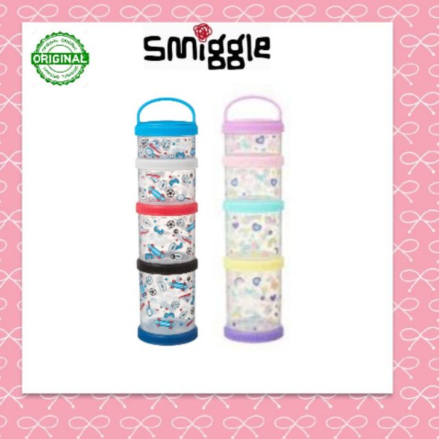 Smiggle Snack Stack Containers X4 | Shopee Philippines Smiggle Snack Stack Containers X4 | Shopee Philippines