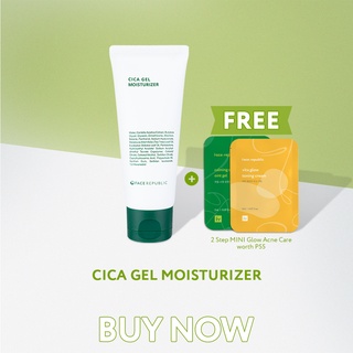 Face Republic CICA Gel Moisturizer 50mL [ Oily, Sensitive Skin, Acne ...
