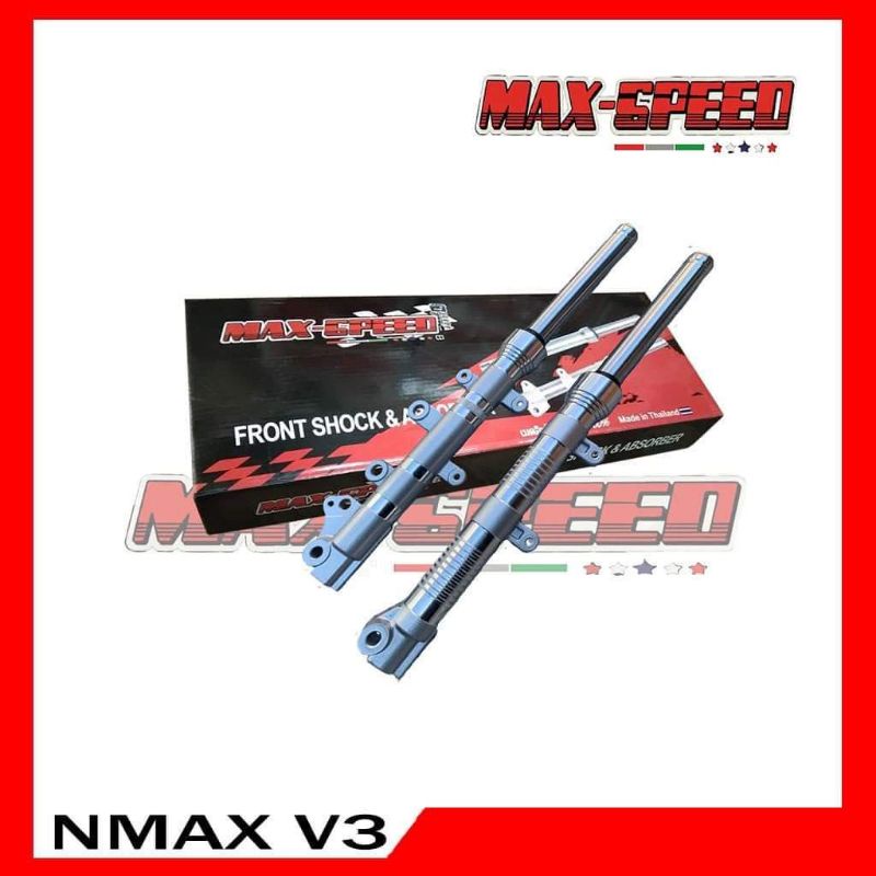 MAXSPEED FRONT SHOCK ASSY NMAX/AEROX/CLICK/BEAT/WAVE | Shopee Philippines