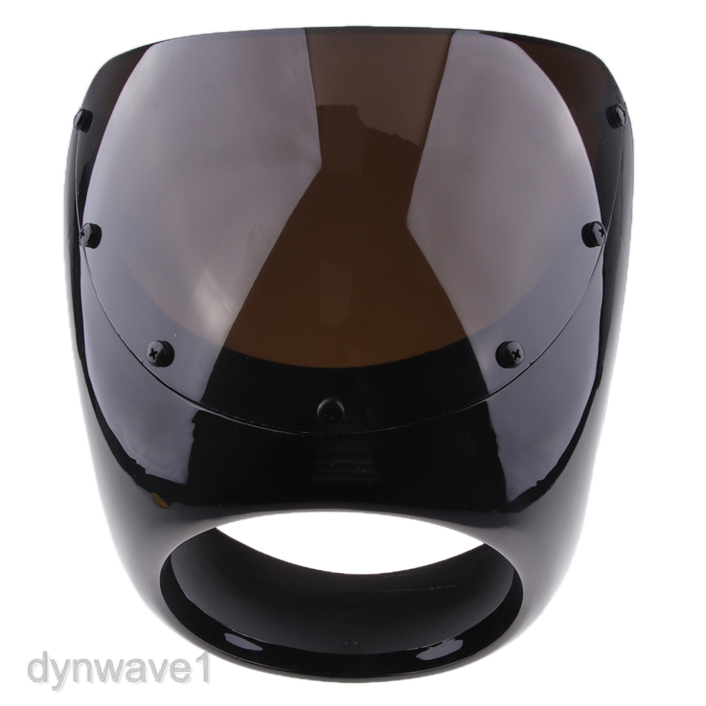 Motorcycle 7 inch Headlight Fairing Cover Handlebar Screen Windshield ...