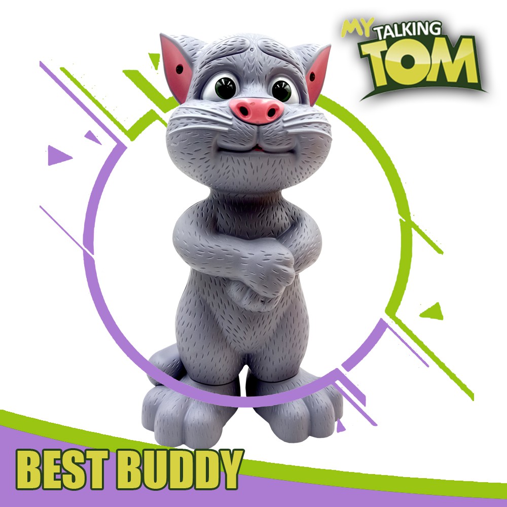 Touch Talking TOM Mimic Voice with Responding LED Eyes Robot Action ...