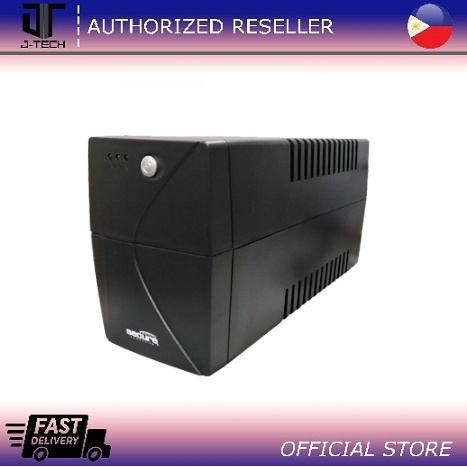 SECURE UPS 1500VA/1000WATTS/ 4-SOCKETS UNINTERRUPTIBLE POWER SUPPLY W ...