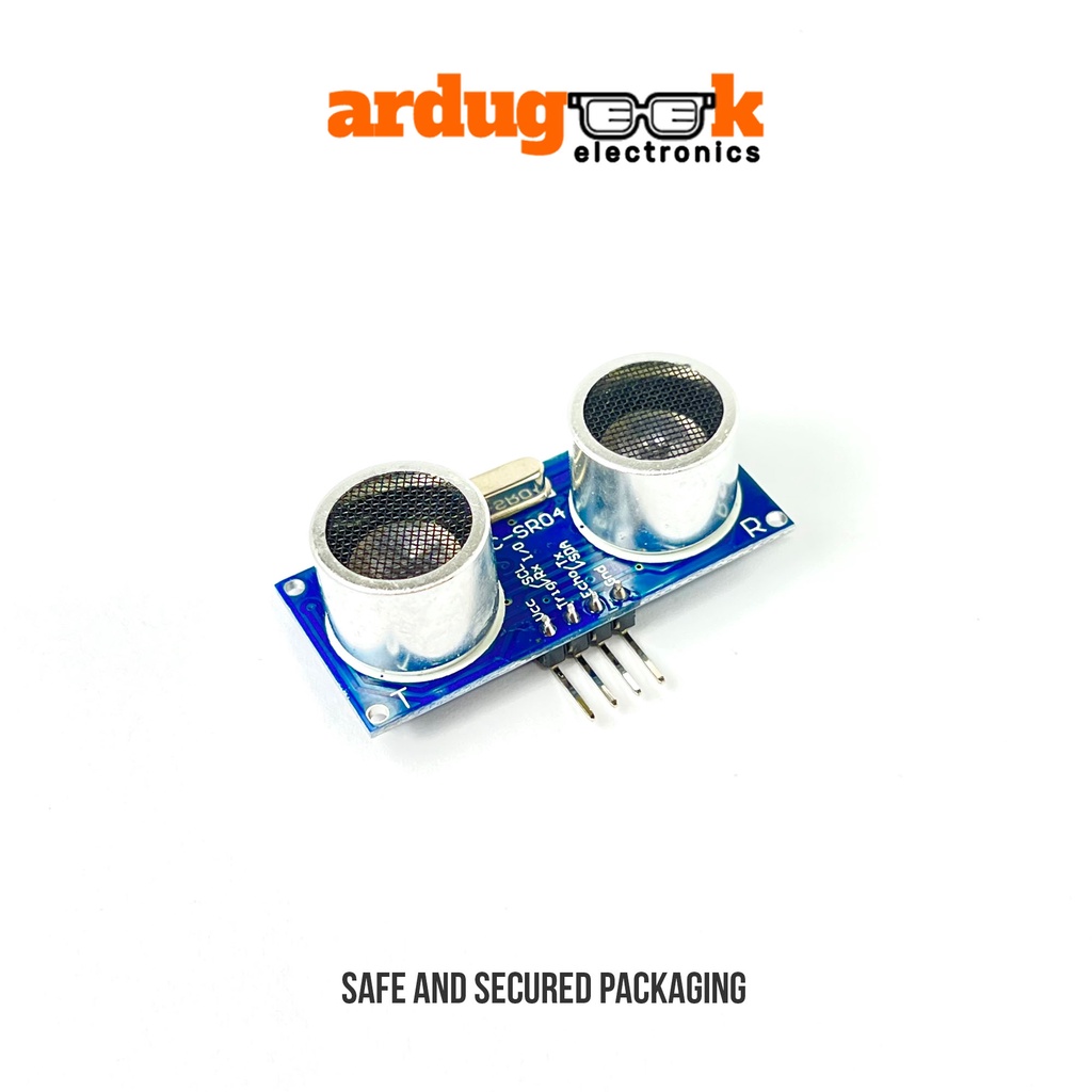 Hc Sr04 Hcsr04 Ultrasonic Distance Ranging Measuring Sensor Transducer Module Shopee Philippines
