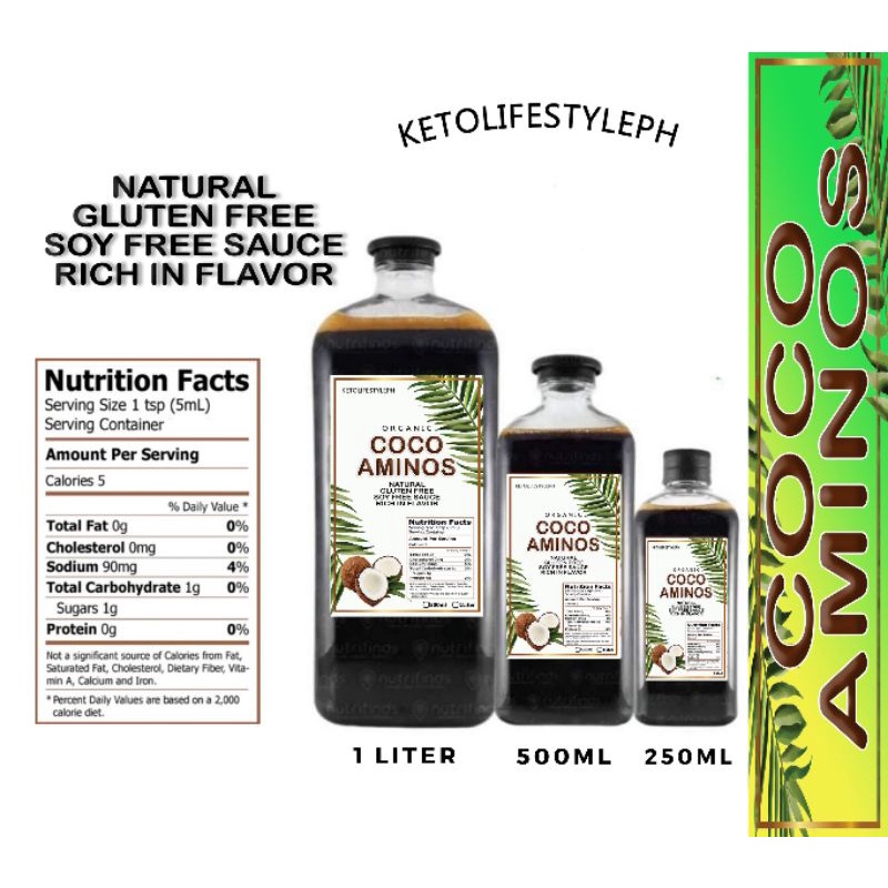 Organic Coco Aminos (Soy-free/Keto Approved/Gluten-Free) | Shopee ... Organic Coco Aminos (Soy-free/Keto Approved/Gluten-Free) | Shopee ...